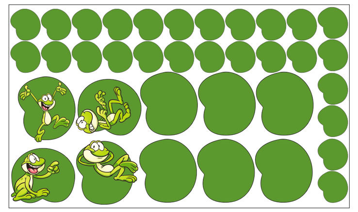 Sensory Path – Jump Like A Frog Stickers – Blastoff – Active Learning ...